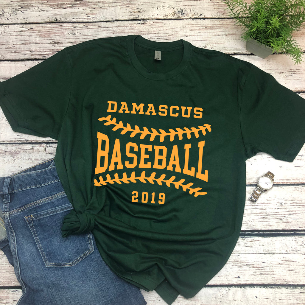 Damascus Baseball Modest Yellow Imprint – Hunter & Honey